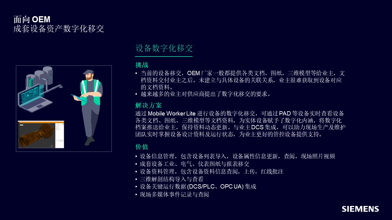 西门子Mobile Worker Lite数智工厂AR 移动应用软件